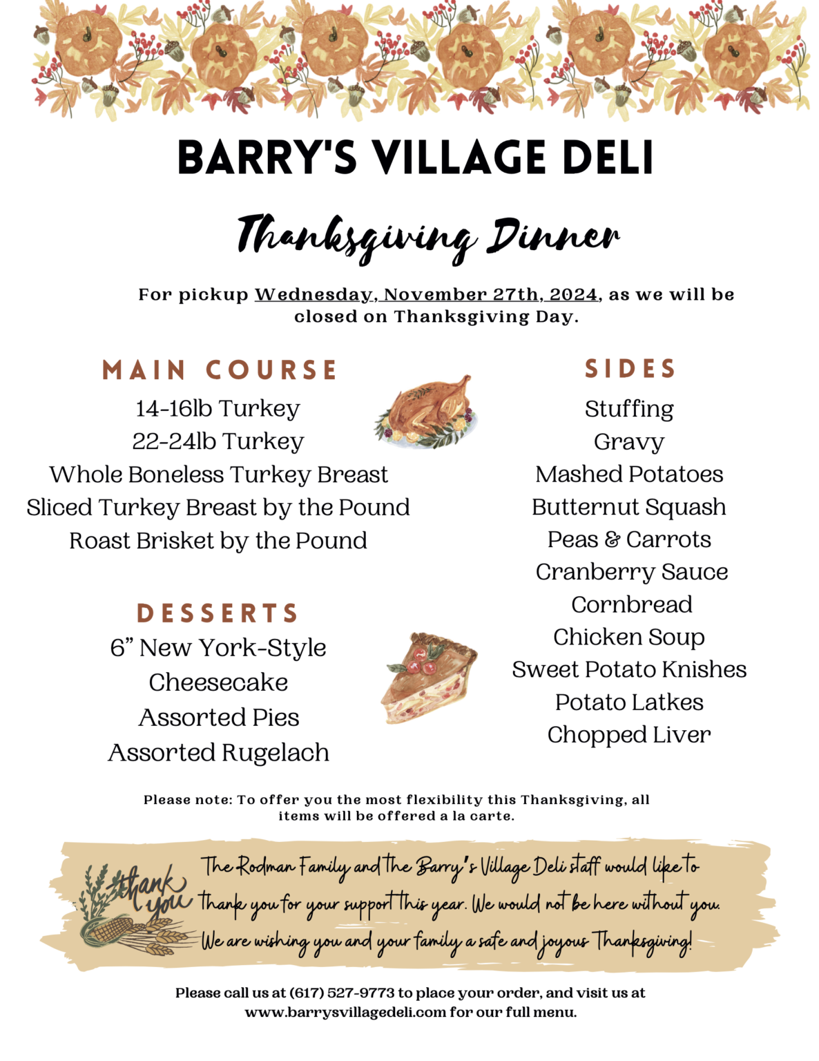 Barry's Village Deli – Authentic New York Style Deli
